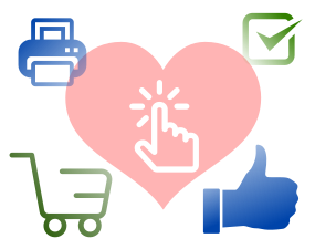 Photo album different pick/select/like types